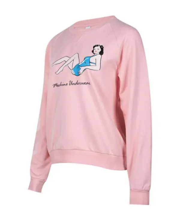 Moschino Long Sleeve Logo Hoodie