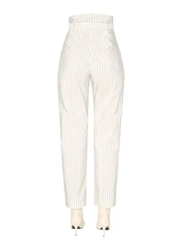Philosophy Di Lorenzo Serafini Striped Taffeta Trousers