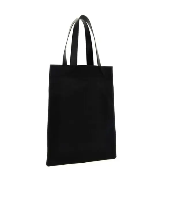 JIL SANDER Logo Printed Medium Flat Shopper Bag
