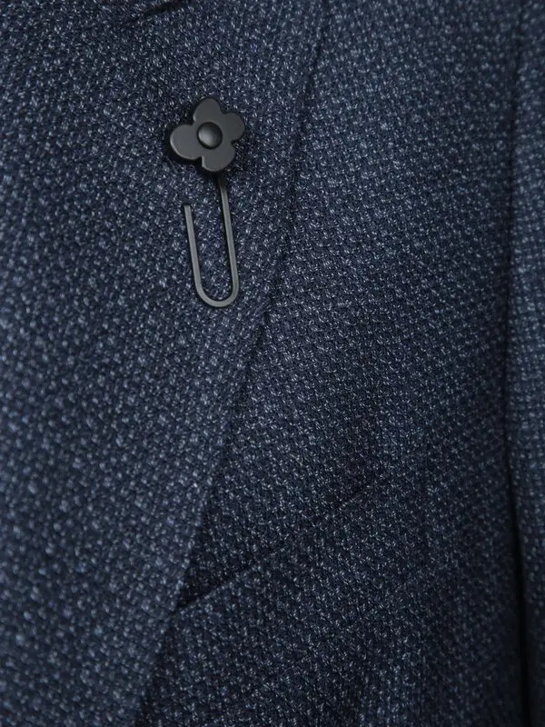 LARDINI Single-breasted Tailored Blazer - Black