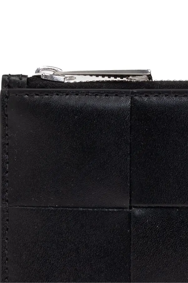 Bottega Veneta Intrecciato Zipped Card Holder