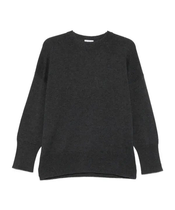 Brunello Cucinelli Cashmere Crew-neck Jumper - Black