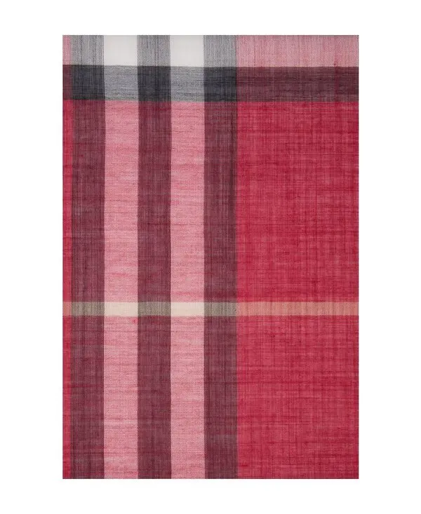 Burberry Checkered Blended Scarf
