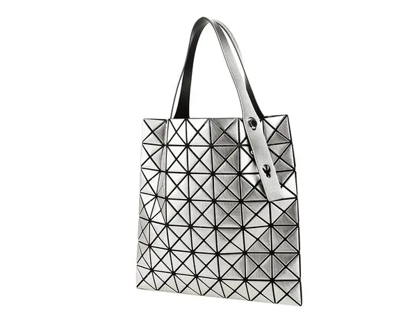 Issey Miyake Platinum Prism Tote Bag - White