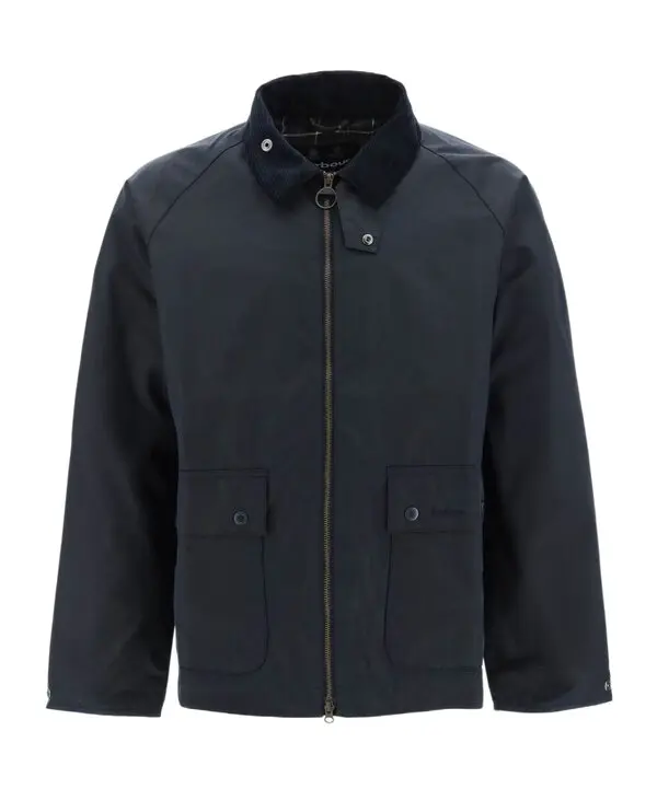 Barbour Bedale Zip-up Jacket - Black