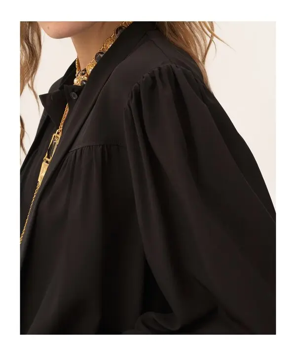 Chloé Long Sleeve Pleated Top