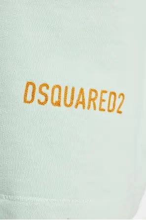 Dsquared2 Logo Embroidered Drawstring Shorts