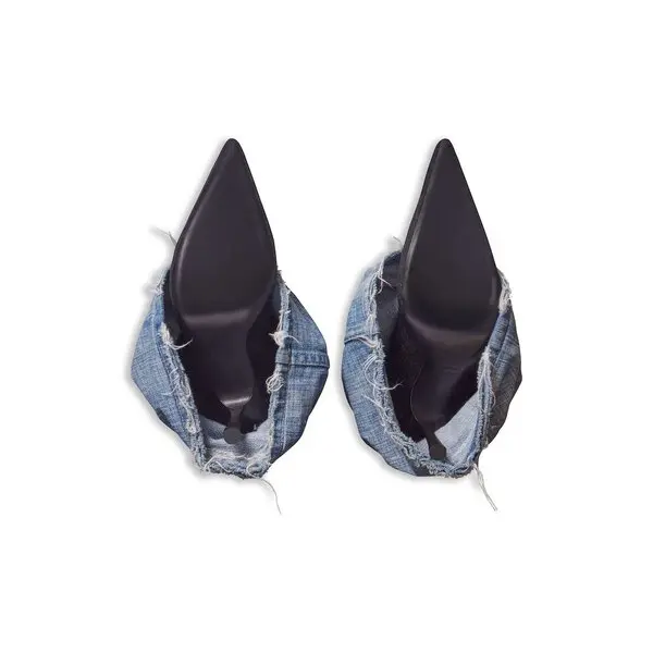 Balenciaga Paneled Pointed-toe Boots