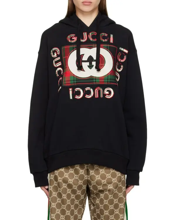 Gucci Logo-print Drawstring Hoodie