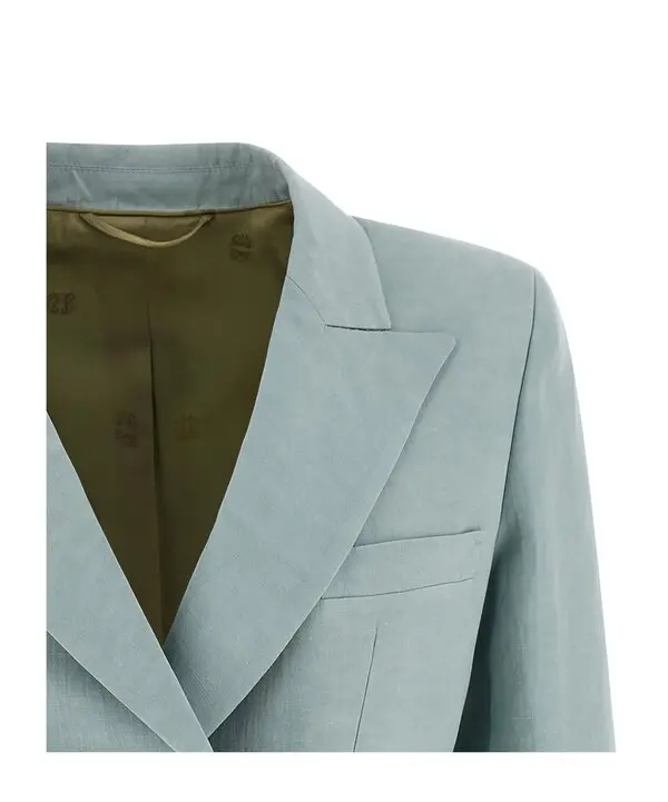 BLAZÉ MILANO Zenith Charmer Double-breasted Blazer - Green