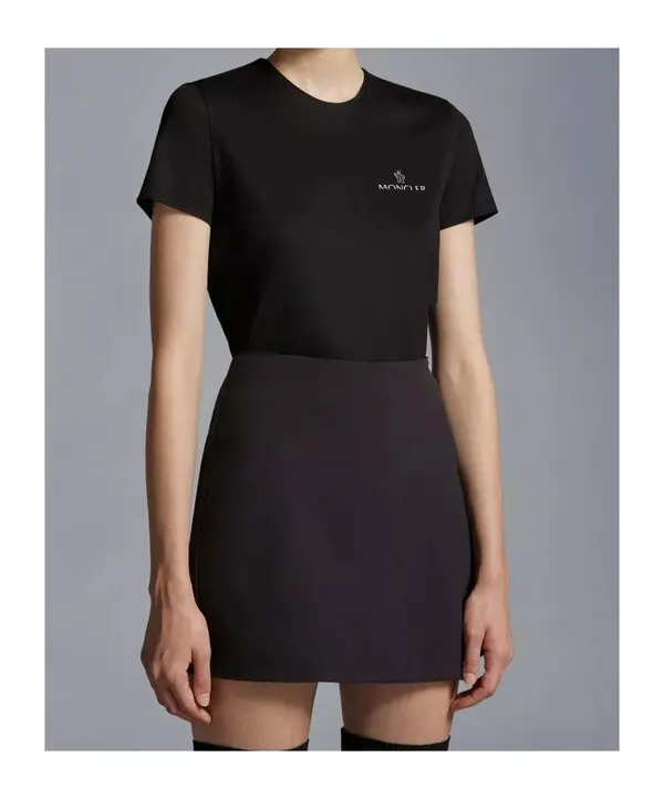 Moncler Logo Detailed Crewneck T-shirt