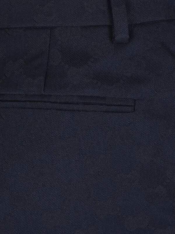 Gucci Jacquard Tailored Trousers