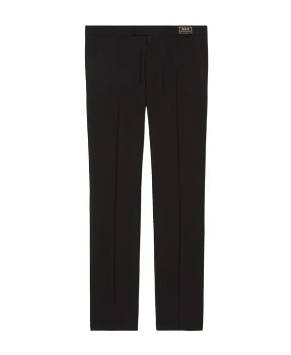 Gucci Logo Patch Tailored Trousers