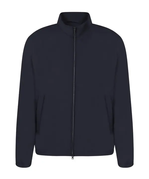 Herno Zip-up Bomber Jacket - Blue