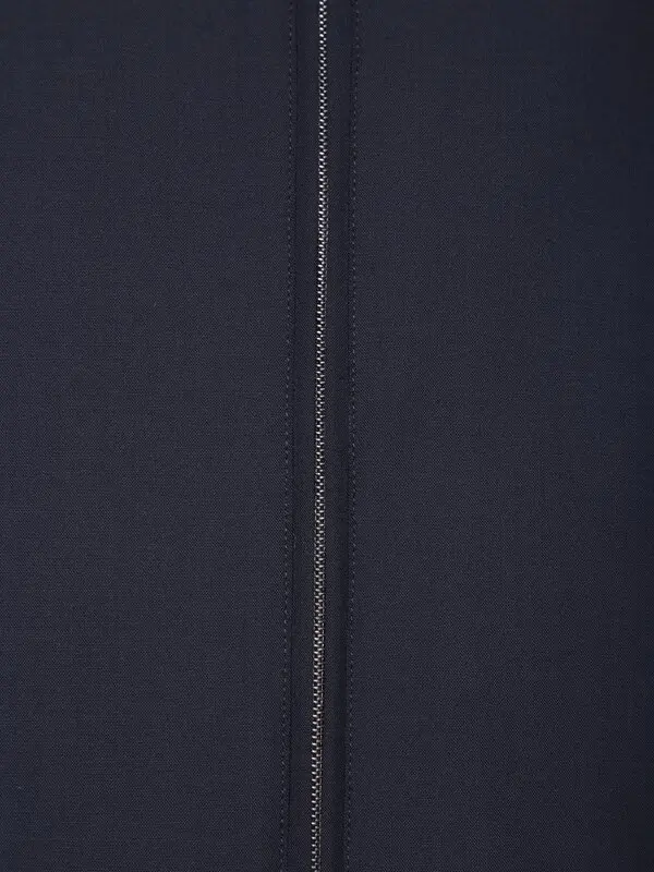 Herno Zip-up Bomber Jacket - Blue