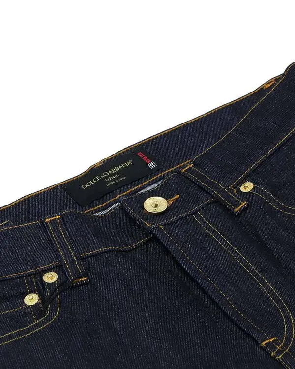 Dolce & Gabbana Straight Leg Jeans - Black