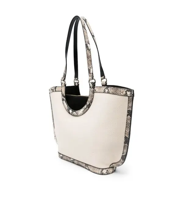 See By Chloé Printed Canvas And Embossed Leather Handbag