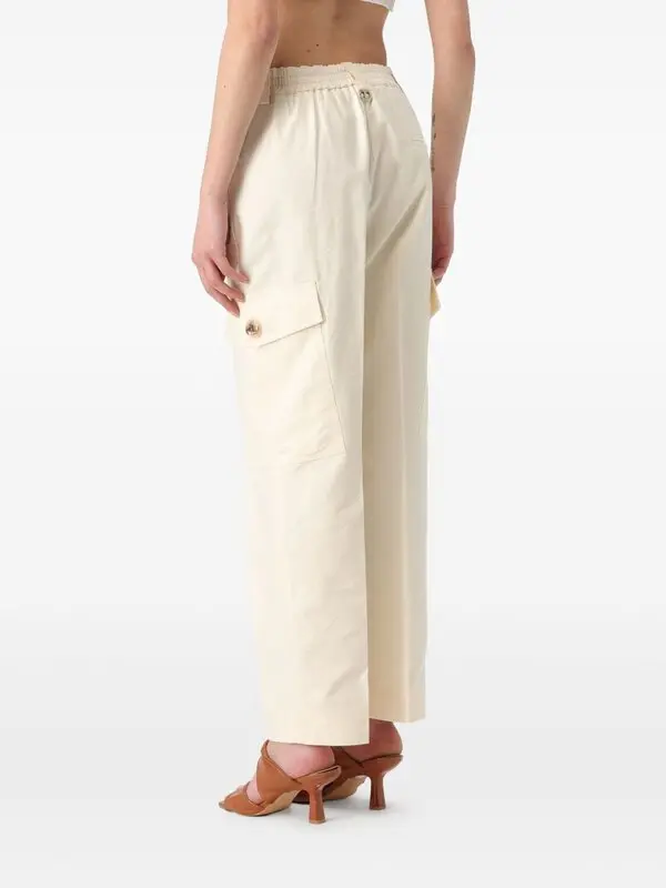 TWINSET Pressed-crease Trousers - White