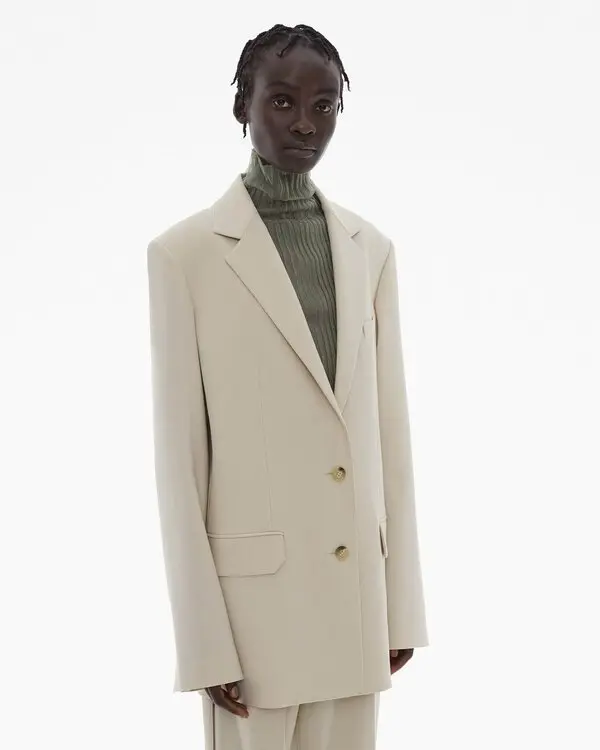 Helmut Lang Single-breasted Jacket With Notch Lapel