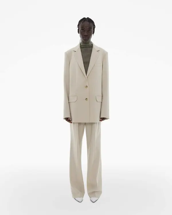Helmut Lang Single-breasted Jacket With Notch Lapel