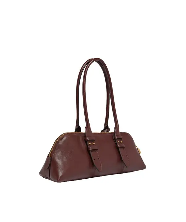Pinko Logo Plaque Shoulder Bag - Red