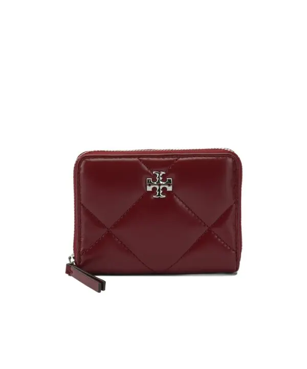 Tory Burch Kira Quilted-design Small Wallet - Red
