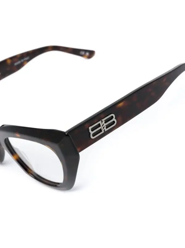 Balenciaga Cat-eye Glasses - Black