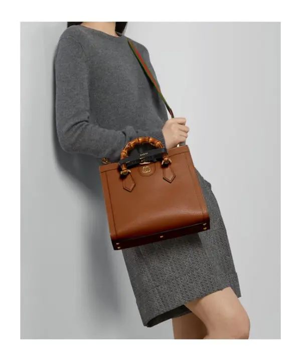 Gucci Diana Small Tote Bag With Bamboo Handles