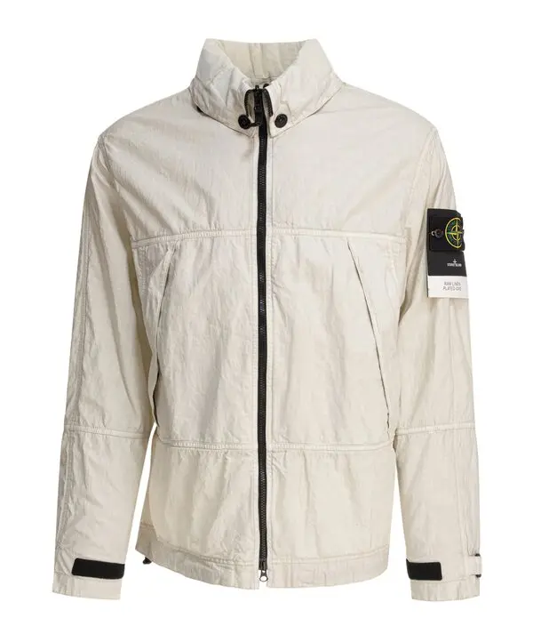 Stone Island Raw Linen Jacket - Sand-colored