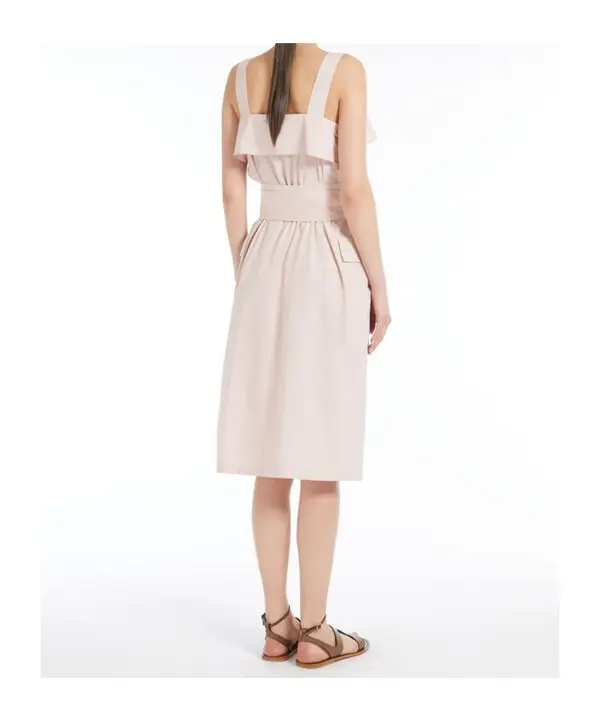 Max Mara Sleeveless Belted Dress