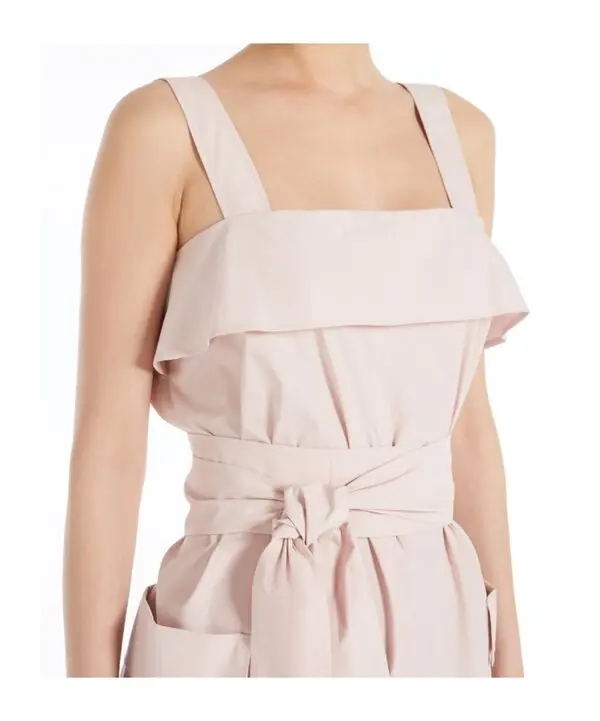 Max Mara Sleeveless Belted Dress