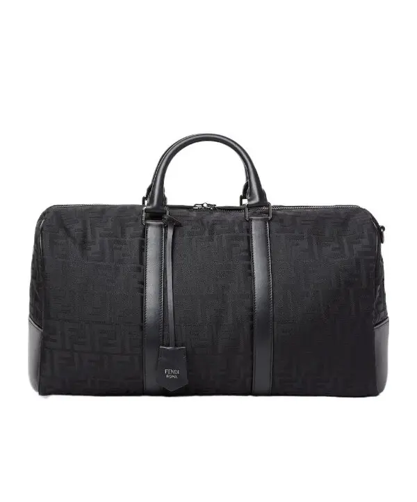 Fendi Ff Zipped Travel Bag - Black