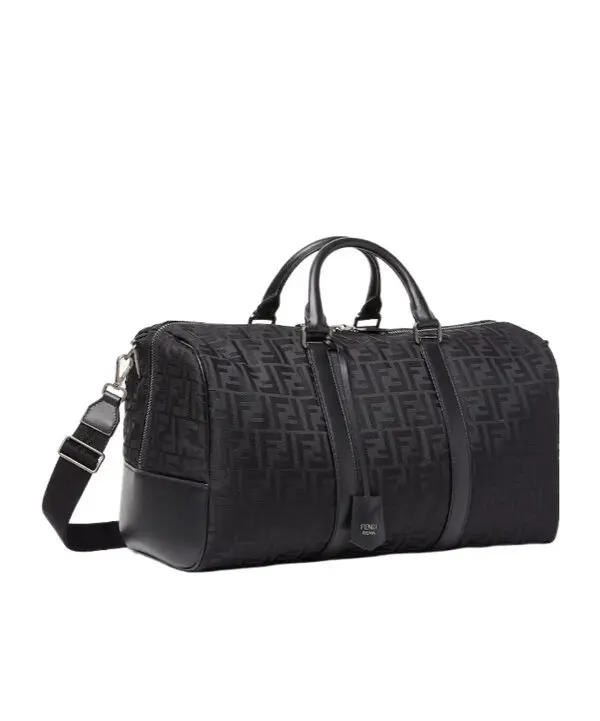 Fendi Ff Zipped Travel Bag - Black