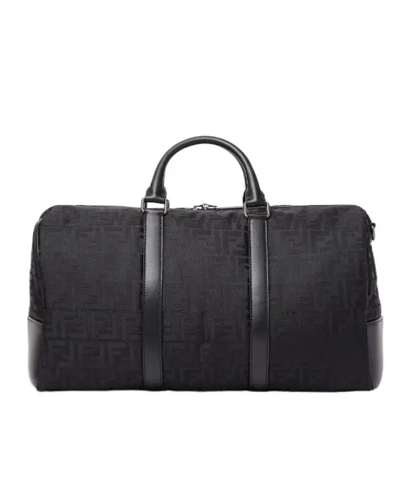 Fendi Ff Zipped Travel Bag - Black
