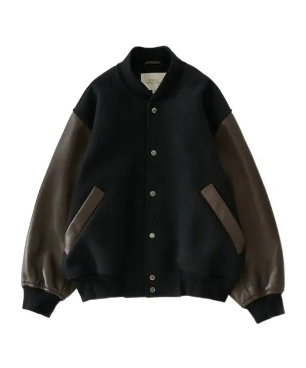 Studio Nicholson Long Sleeve Bomber Jacket