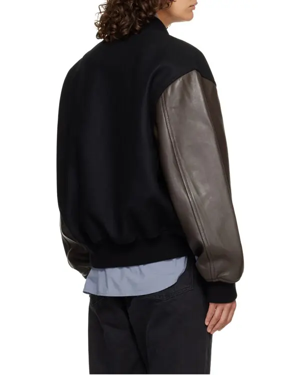 Studio Nicholson Long Sleeve Bomber Jacket