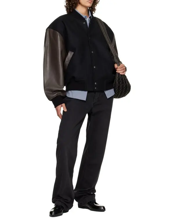 Studio Nicholson Long Sleeve Bomber Jacket