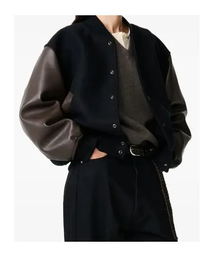 Studio Nicholson Long Sleeve Bomber Jacket