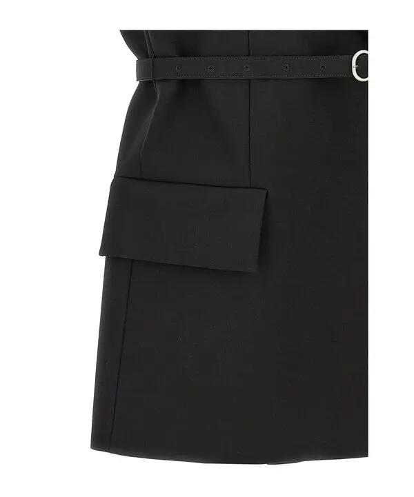 JIL SANDER Belted V-neck Vest