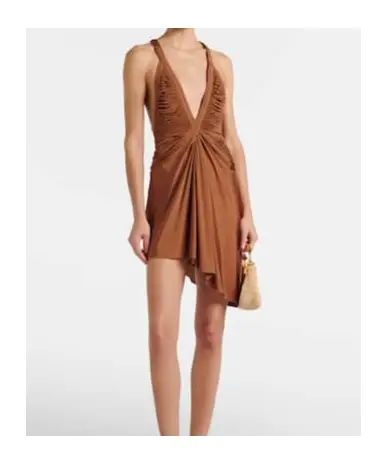 Christopher Esber Draped Jersey Mini Dress