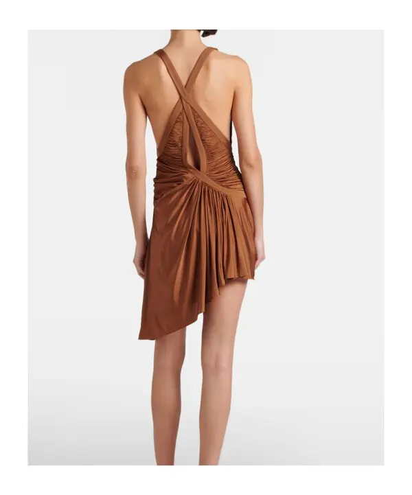 Christopher Esber Draped Jersey Mini Dress