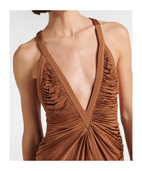 Christopher Esber Draped Jersey Mini Dress