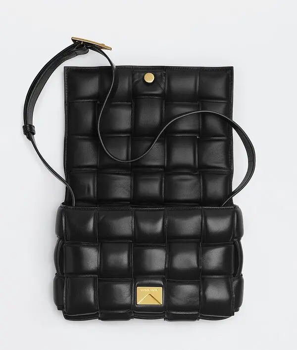 Bottega Veneta Padded Cassette Shoulder Bag - Black