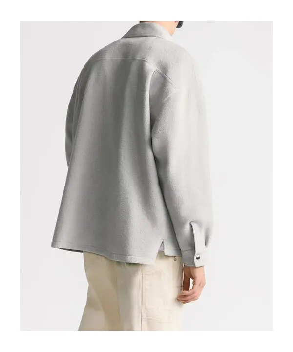 Dior Cd Couture Zipped Overshirt - Grey