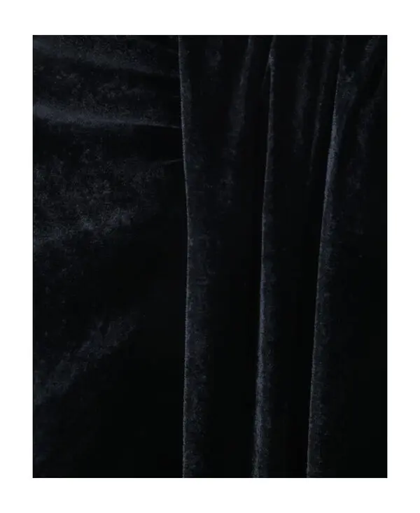 Blumarine Velvet Long Skirt With Slits