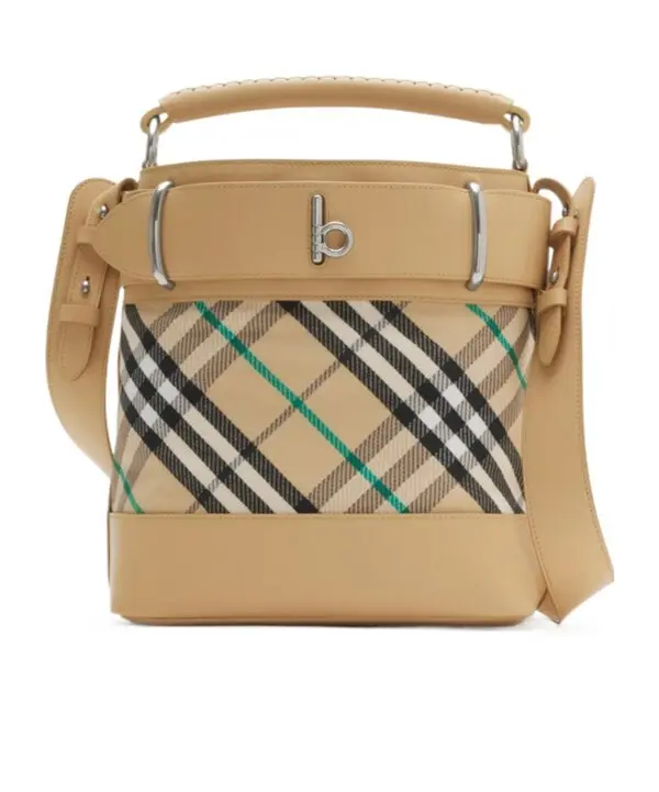 Burberry Small Rocking Horse Bucket Bag - Nude