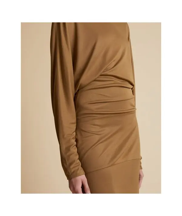 Khaite Junet Draped Maxi Dress