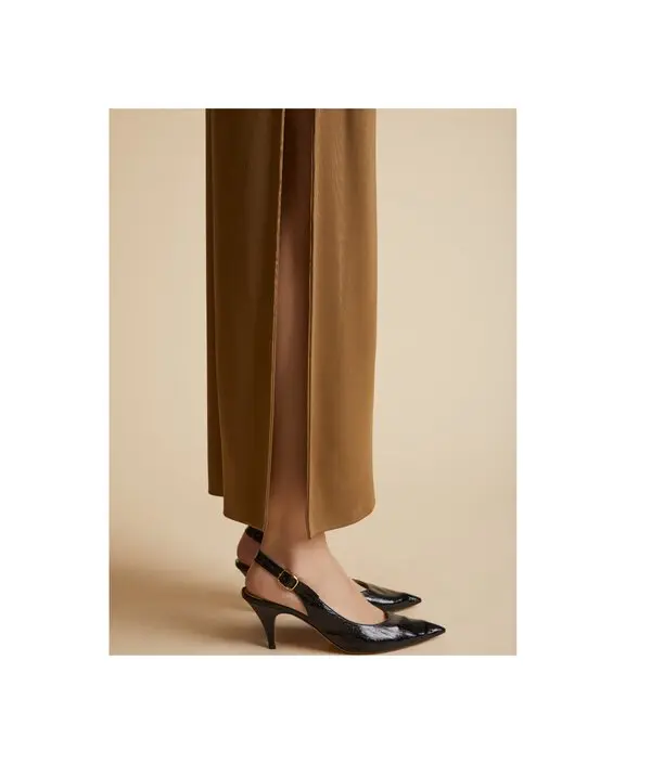 Khaite Junet Draped Maxi Dress