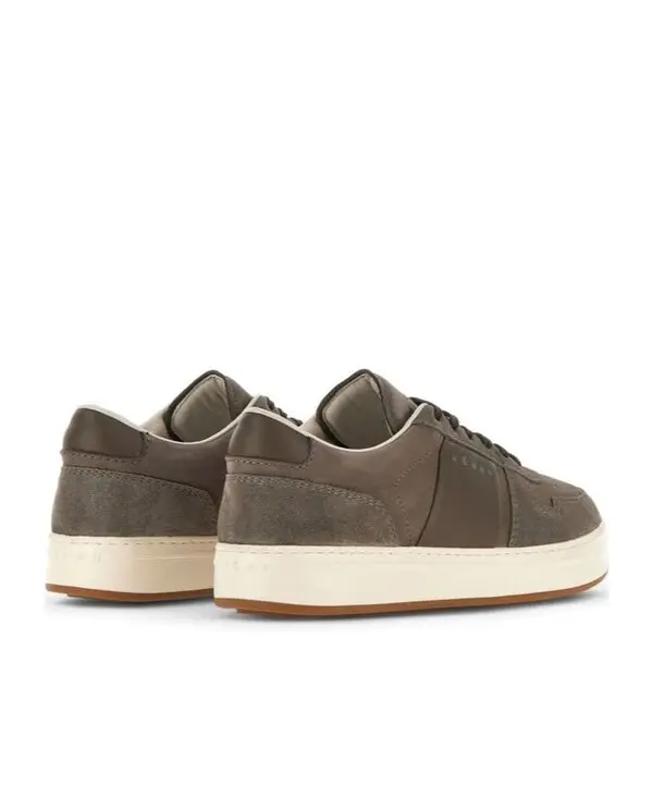 Hogan Lace-up Round Toe Sneakers - Brown