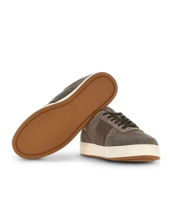 Hogan Lace-up Round Toe Sneakers - Brown